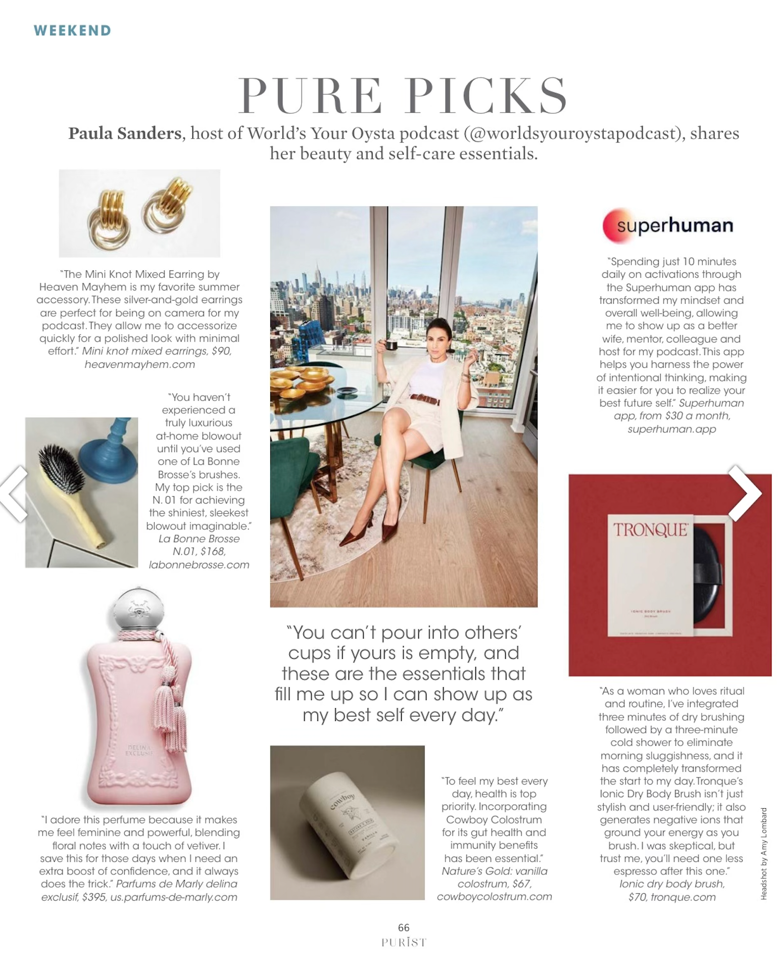 THE PURIST MAGAZINE X ionic dry brush – TRONQUE