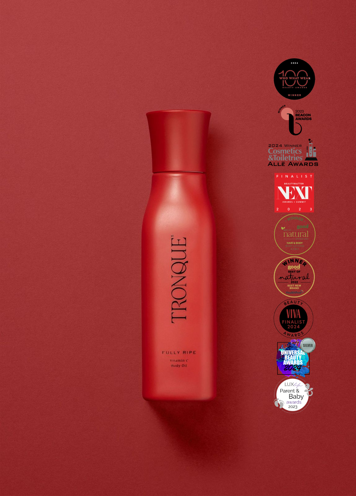 Vitamin C Body Oil | TRONQUE® NZ